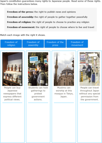 IXL | Country profile: Japan | 6th grade social studies