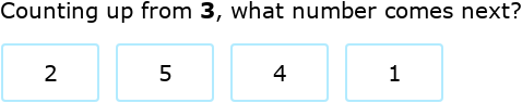 IXL | Count up - up to 5 | Kindergarten math