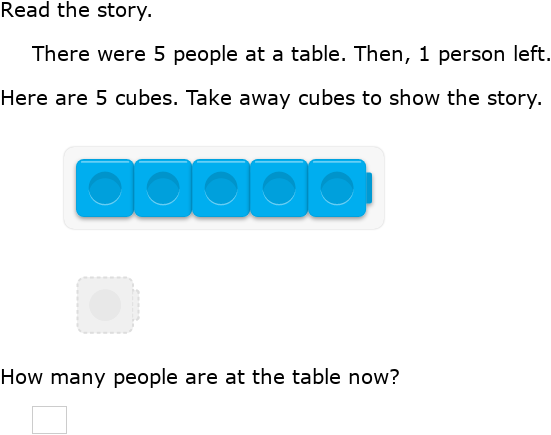 IXL | Use cube trains to solve subtraction word problems - up to 5 ...