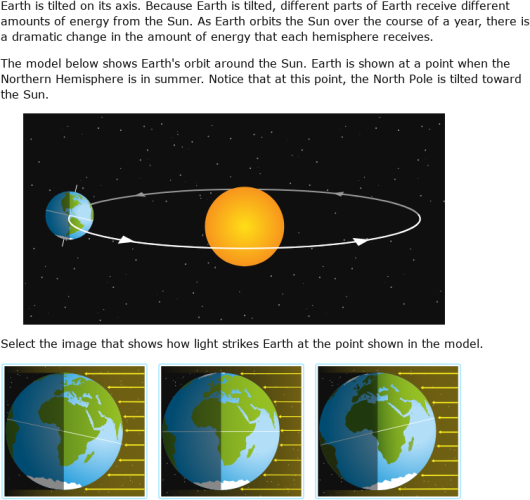 IXL | What causes the seasons on Earth? | 6th grade science