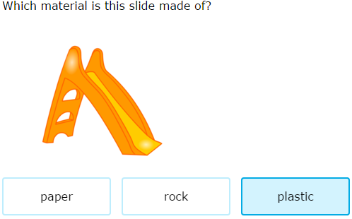 IXL - Identify materials in objects (3rd grade science practice)
