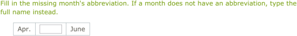 IXL | Abbreviate months of the year | 3rd grade language arts