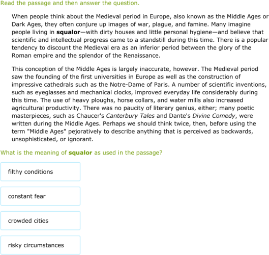 IXL | Use context to identify the meaning of a word | 10th grade ...