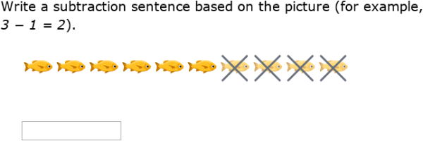 IXL | Subtraction sentences up to 10: what does the model show? | 1st ...