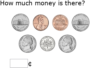 IXL | Count pennies, nickels, and dimes | 1st grade math