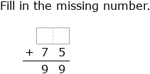 IXL | Complete the addition sentence: up to two digits | 3rd grade math