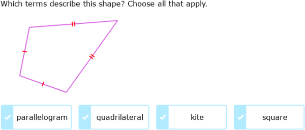 IXL | Classify quadrilaterals I | 8th grade math