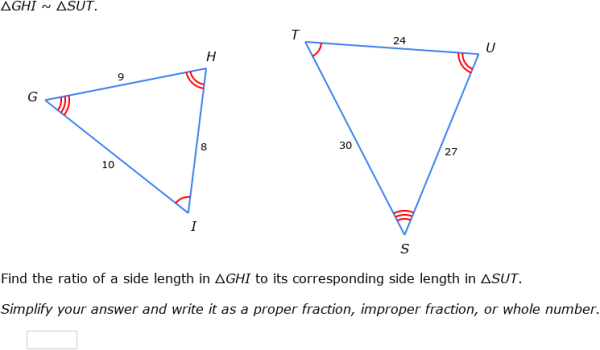 IXL - Ratios in similar figures (Geometry practice)