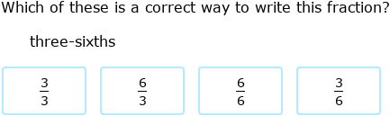 IXL | Write fractions using numbers and words | 3rd grade math