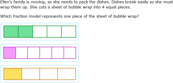 IXL | Unit fractions: modeling word problems | 3rd grade math