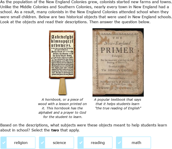 IXL | New England Colonies: economy and interactions with Native ...