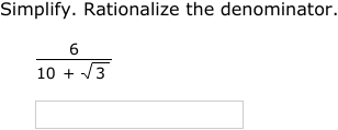 IXL - Simplify radical expressions using conjugates (Algebra 2 practice)