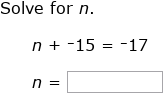 IXL | Solve one-step equations involving integers | 6th grade math