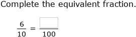 IXL | Find equivalent fractions with denominators of 10 and 100 | 3rd ...