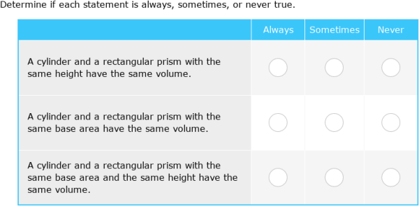 IXL - Checkpoint: Volume (Geometry practice)