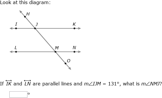 IXL | Find angle measures: supplementary, vertical, and alternate ...