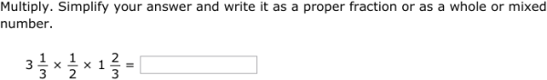 IXL | Multiply three or more mixed numbers, fractions, and/or whole ...