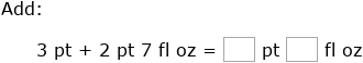 IXL | Add and subtract mixed customary units | 7th grade math