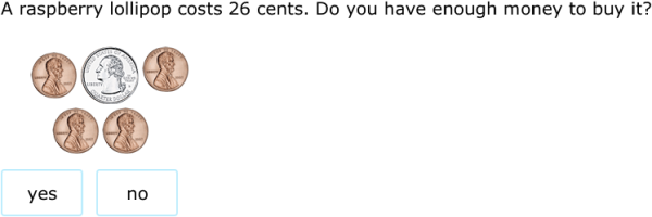 IXL | Purchases: do you have enough money? | 1st grade math