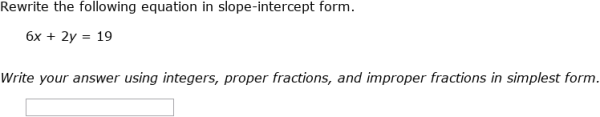 IXL | Convert a linear equation to slope-intercept form | 8th grade math