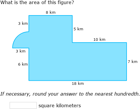 IXL | Area and perimeter of circles and compound figures | 8th grade math