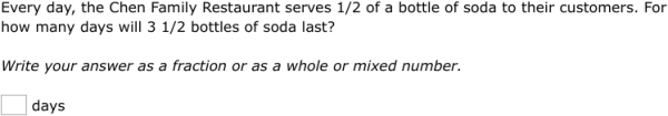 IXL | Divide fractions and mixed numbers: word problems | 7th grade math