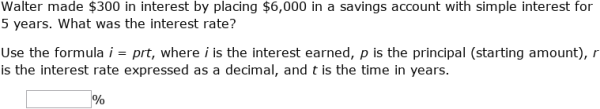 IXL - Simple interest (Algebra 1 practice)