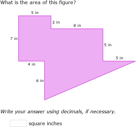 IXL | Area of compound figures with triangles, semicircles, and quarter circles | 6th grade math