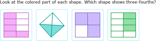 IXL | Match fraction words to models: halves, fourths, and eighths ...