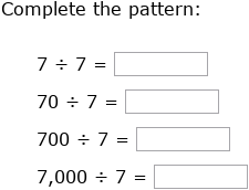 IXL | Division patterns over increasing place values | 4th grade math