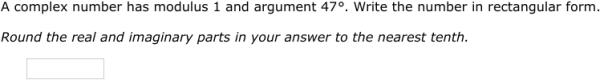 IXL - Convert complex numbers from polar to rectangular form ...