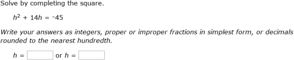 IXL - Solve a quadratic equation by completing the square (Algebra 2 ...