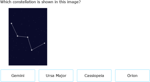 IXL | Identify constellations | 4th grade science