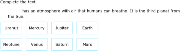 IXL | Identify the planets in the solar system | 3rd grade science