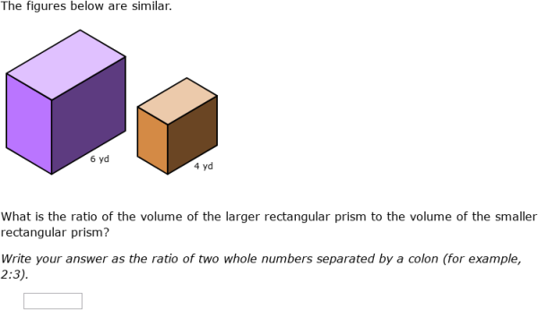 IXL | Volume of similar solids | 8th grade math