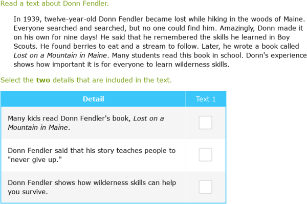 IXL | Compare information from two informational texts | 3rd grade ...