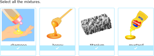 IXL | Identify mixtures | 6th grade science