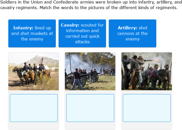 IXL | The Civil War: the beginning of the war | 7th grade social studies