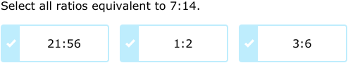 IXL | Identify equivalent ratios | 6th grade math