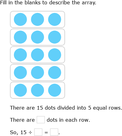 IXL | Write division sentences for arrays: divide by 2 and 5 | 2nd ...