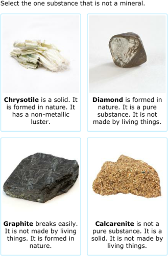 IXL | Identify minerals using properties | 4th grade science