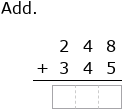 IXL | Add numbers up to three digits: with regrouping | 5th grade math