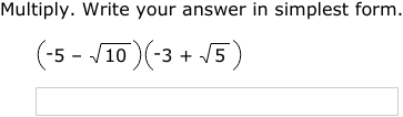 IXL - Simplify radical expressions using the distributive property ...