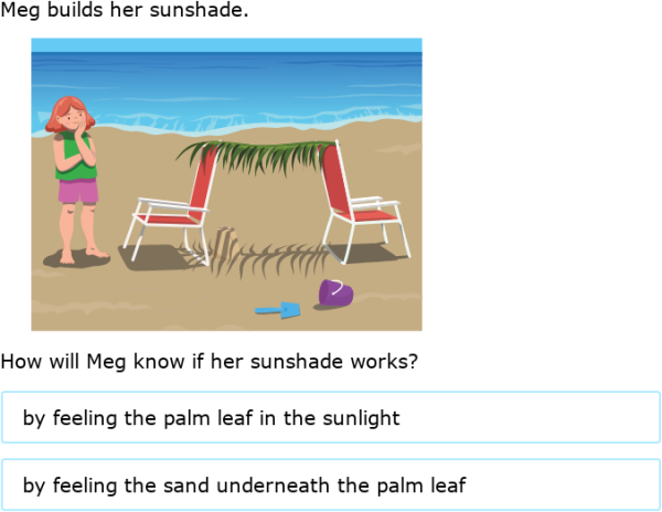 IXL | Design a sunshade | Kindergarten science