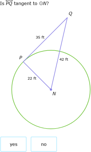 IXL - Tangent lines (Geometry practice)