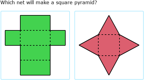 IXL | Nets of three-dimensional figures | 4th grade math