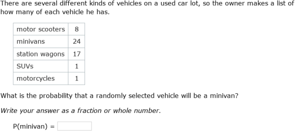 IXL | Probability of simple events | 7th grade math