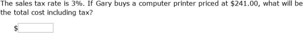 IXL | Sales tax | 7th grade math