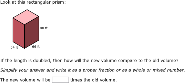 IXL | Volume and surface area of rectangular prisms: changes in scale ...
