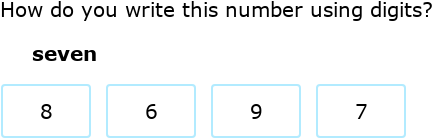 IXL | Names of numbers - up to 10 | Kindergarten math